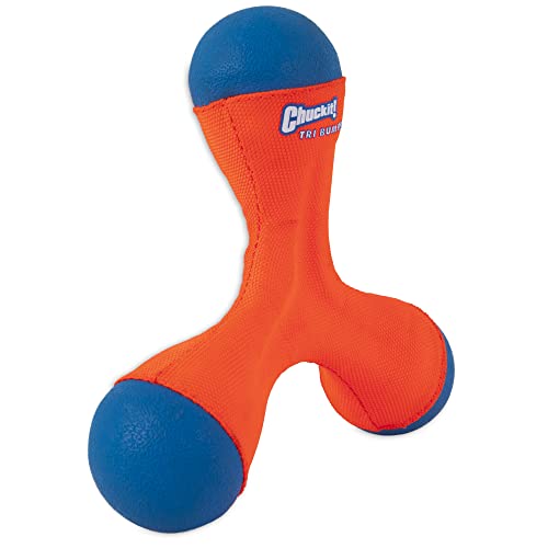 Chuckit! Amphibious Tri-Bumper Fetch Dog Toy, Medium (8.2 Inch)