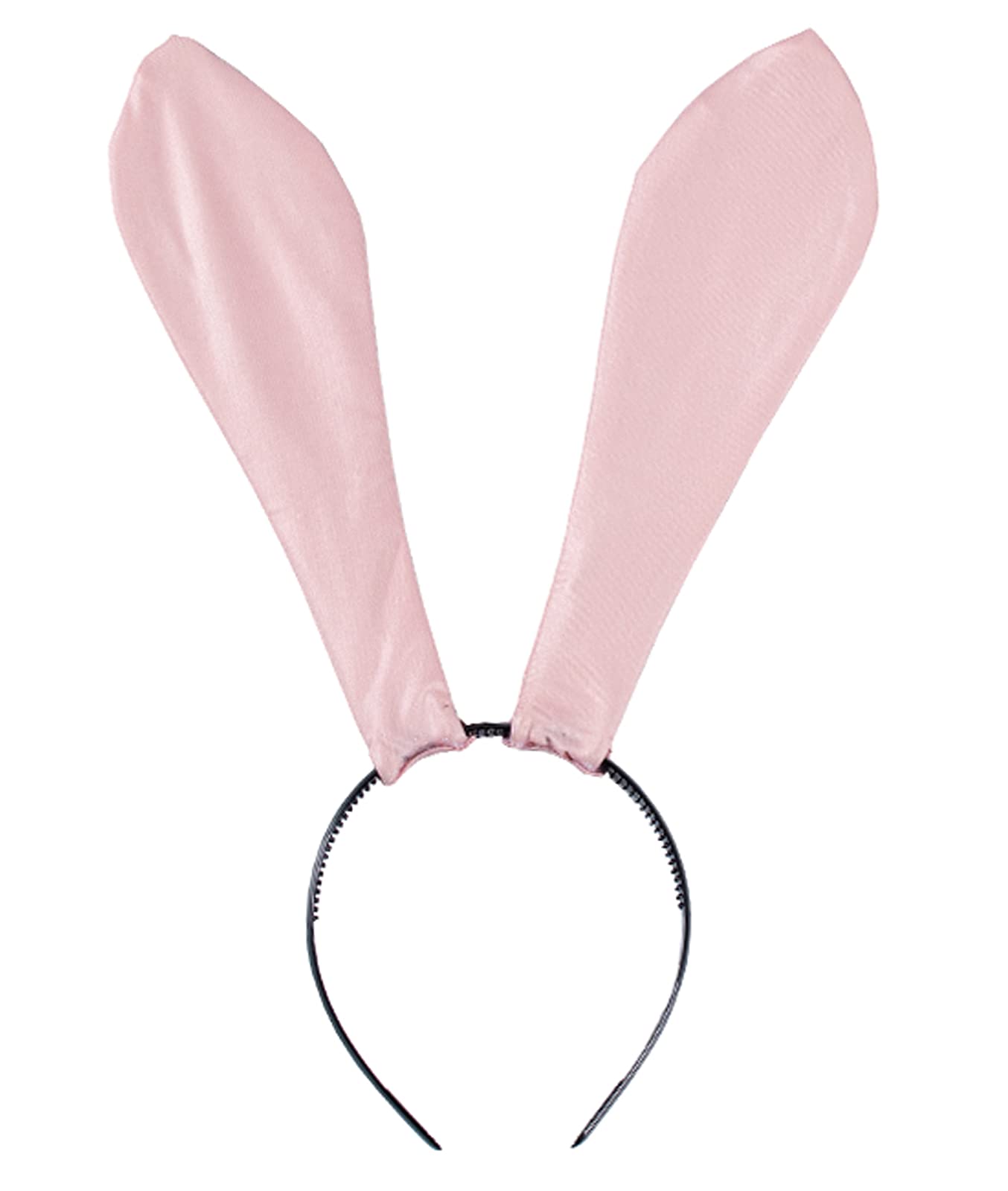 AiMiNa 6Pcs Womens Bunny Costume Cosplay Costume Satin Gloves Rabbit Tail Ear Headband Collar Bow tie stockings set (Pink)