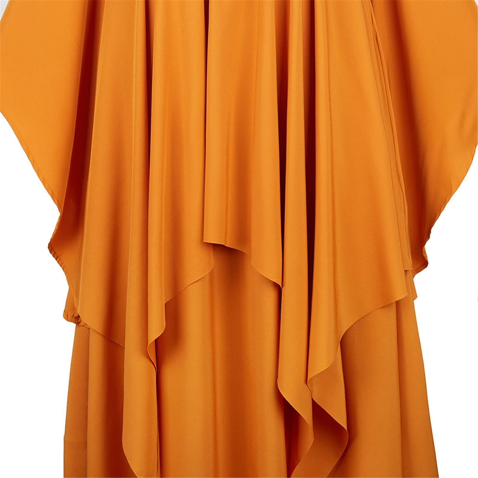 Parlsdy Renaissance Dress Women Pirate Peasant Dress Medieval Costume for Women Turmeric-L