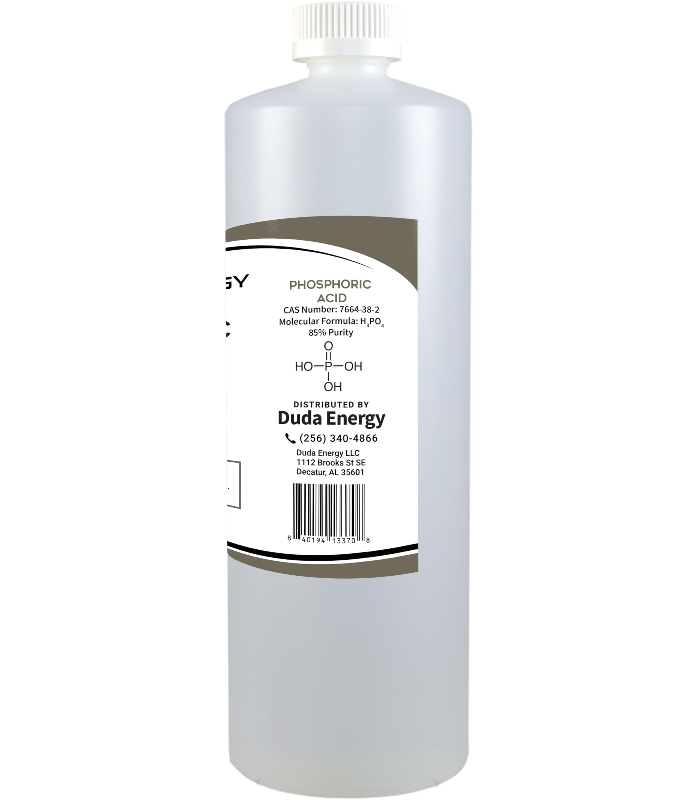 Duda Energy 1 Quart / 950ml 85% Food Grade Phosphoric Acid Rust Remover Clean Etch Metal