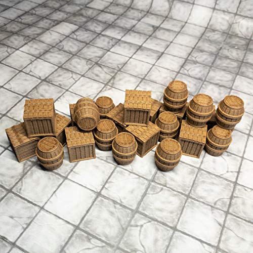 Extruded Gaming Crates and Barrels