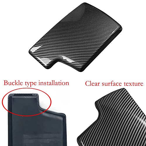 NA for BMW 3 Series E90 E91 E92 E93 2006-2012 ABS Carbon Fiber Color Car Interior Center Armrest Box Cover Console Box Storage Box Trim Covers (323i 325i 328i 330i 335d 335i 335is 335xi)