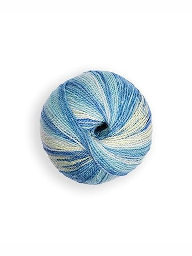 Alpaca Collections Superwash Wool Alpaca Yarn - Peruvian wools | Great Crochet and Knitting Starter Kit for Colorful Craft | Assorted Colors (Multi Blu)