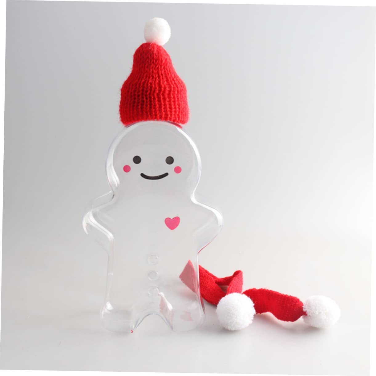 WHAMVOX Mini Beanie and Scarf Set Miniature Santa and Christmas Hats Scarves Bottle Covers for Holiday Decorations