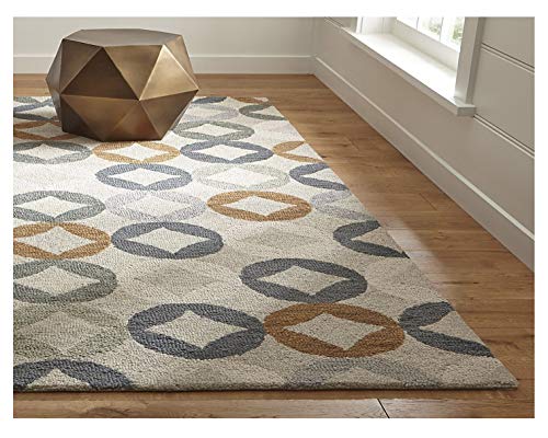 Crate and Barrel Destry Contemporary Handmade 100% Wool Rugs & Carpets (5'x8')