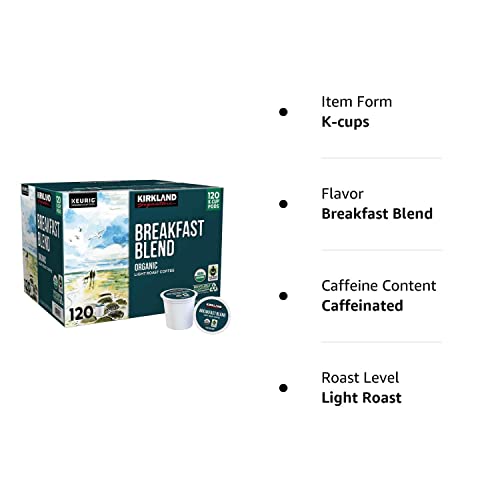 Kirkland Signature Breakfast Blend Coffee 120 K-Cups
