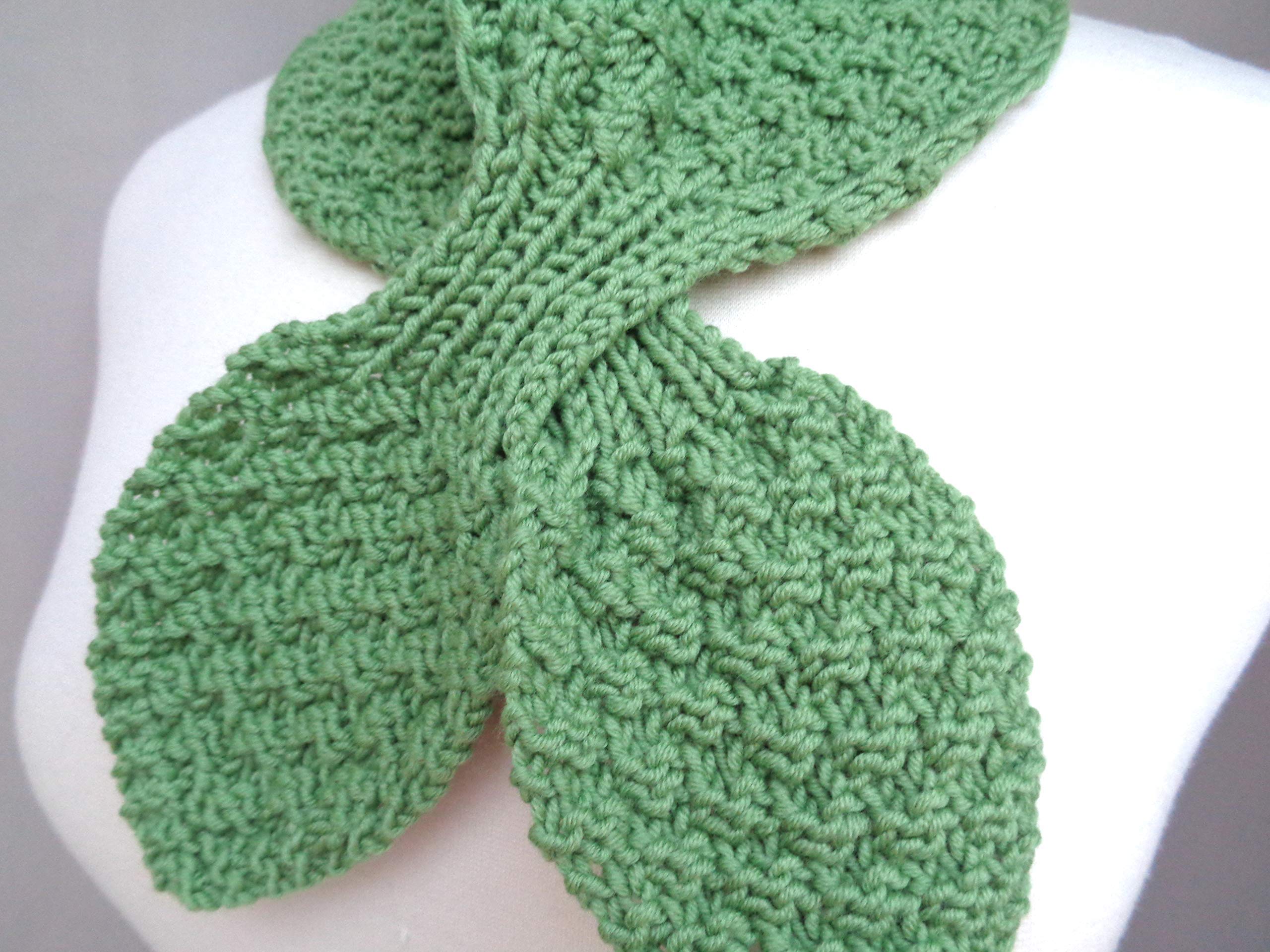 Ascot Bow Scarf, Hand Knit Merino Wool, Pull Through Keyhole Scarf, MULTIPLE COLOR CHOICES, Cowl Neck Warmer
