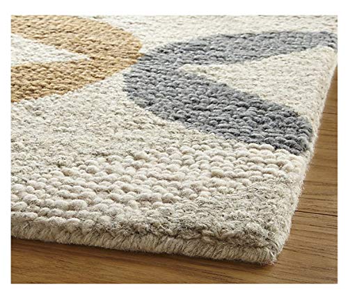 Crate and Barrel Destry Contemporary Handmade 100% Wool Rugs & Carpets (5'x8')