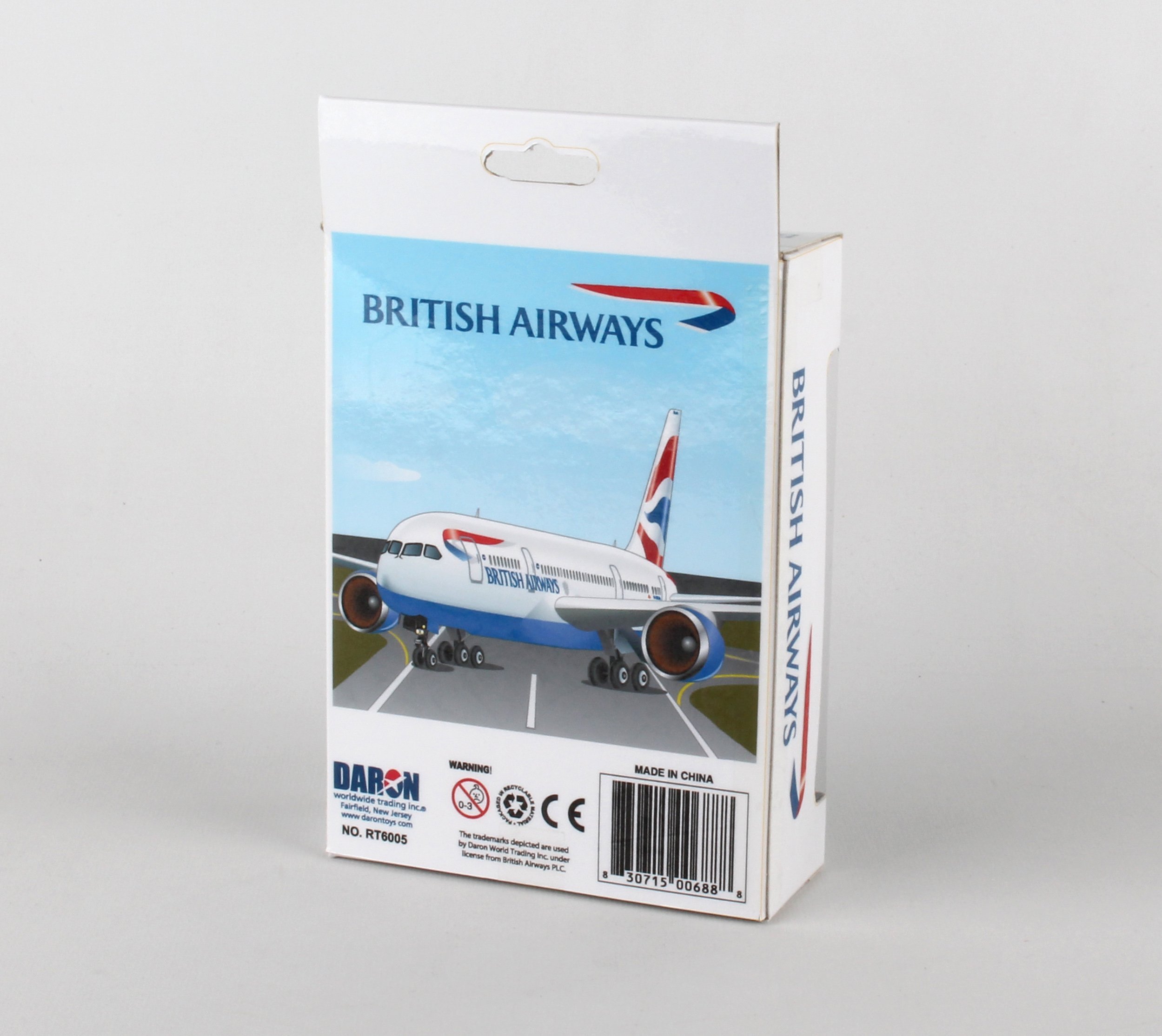 Daron Worldwide Trading British Airways 787 Single Plane Rt6005 Toy , White