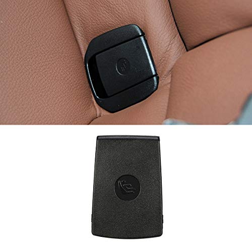 Jaronx for BMW Child Seat Anchor Cover, Rear Row Seat Safety Belt Anchor Cover for BMW Isofix Cover 1 Series E81 E82 F20 F21 /2 Series F22 F87 F23 / 3 Series E90 E91 F30 F31 F34 F80/X1 E84 (Black)
