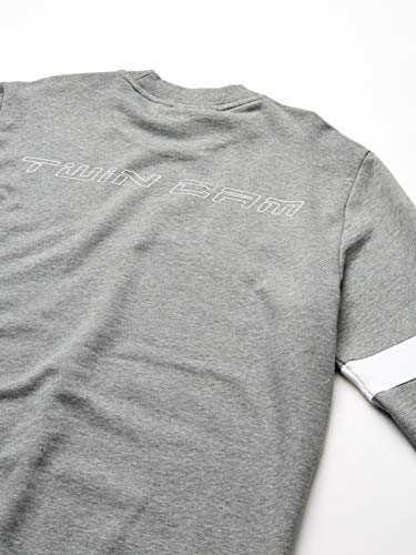 PUMA Mens BMW M Motorsport Street Crew Neck Sweatshirt, Medium Gray Heather, M