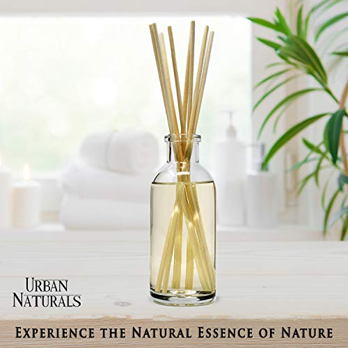 Urban Naturals Crisp White Linen Reed Diffuser Gift Set | with Citrus, Ozone, Ylang-Ylang, Lilies & Sandalwood Scent Notes for a Fresh, Clean Cotton Smelling Home | Made in The USA β Great Deal!