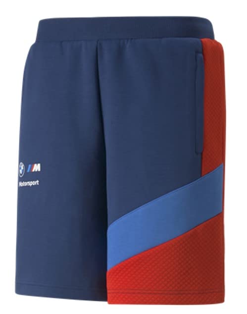 PUMA Men's Standard BMW M Motorsport Sweat Shorts, Estate Blue-M Color, X-Large