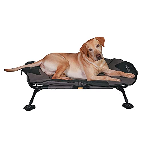 Momarsh Elevated Dog Cot with Washable Soft Pad & Folding Frame for Travel & Home Use| All in One Pet Bed Cot System for Dogs
