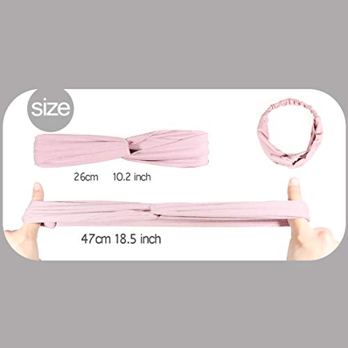 GUNIANG Boho Headbands for Women Fashion Knot Head Bands Womens Headwraps Cute Yoga Turban Diademas Para Mujer De Moda