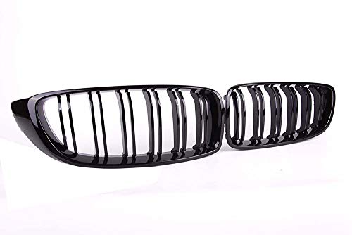 Front Grill/Grilles Kidney Grill Replacement for BMW 4 Series F32 F33 F36 F80 F82(ABS, Gloss Black)