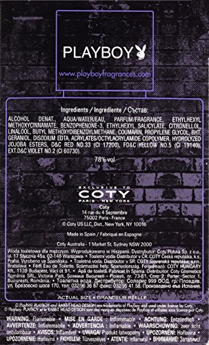Playboy Fragrances New York Eau De Toilette Spray for Men, 1.7 Ounce