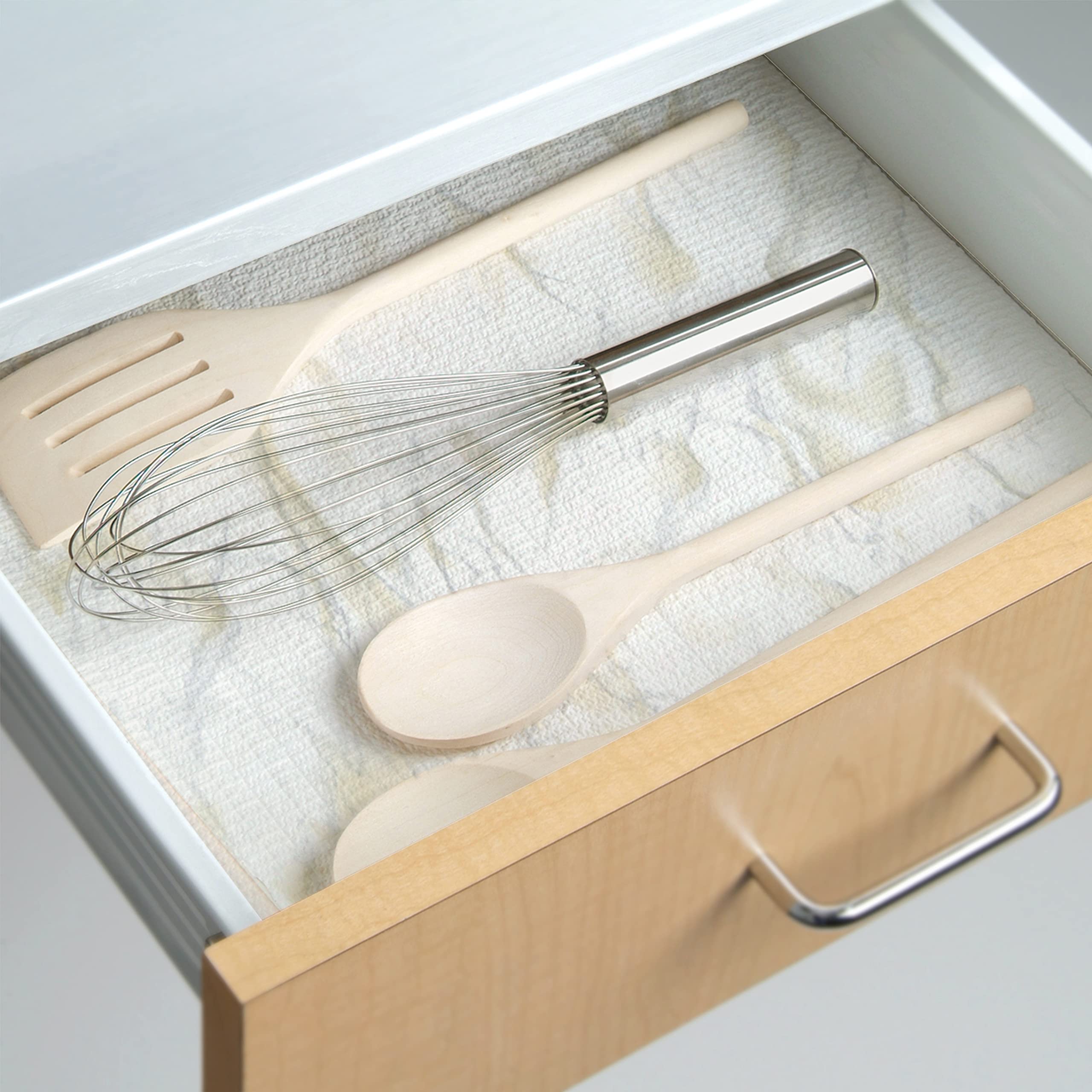 Con-Tact Brand 09F-C9533-12 a Con-Tact Brand, 18" x 9', White Marble Vinyl Self-Adhesive Shelf and Drawer Liner