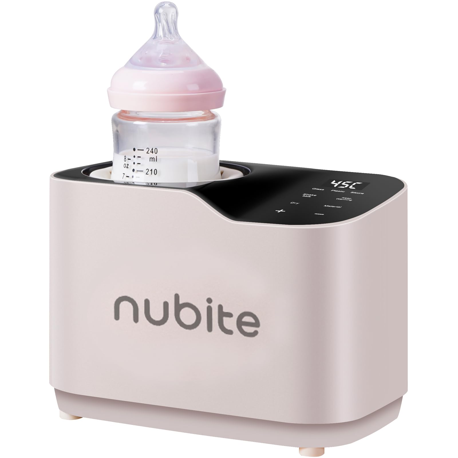 Waterless Baby Bottle Shaker, Baby Milk Warmer Portable 48H Constant Keep Warming for Breastmilk or Formula, Rotary Electric Feeding Mixer Powder, Baby Bottle Dryer with Accurate Temperature Control