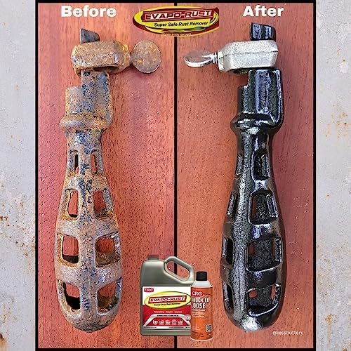 Evapo-Rust ER012 Super Safe Rust Remover – 128 oz., Non Toxic Rust Remover for Auto Parts, Hardware, Antiques | Rust Removers and Chemicals,Gray,1 gallon