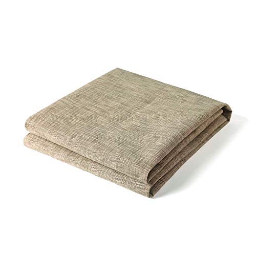 Veehoo Cooling Elevated Dog Bed Replacement Cover, Washable & Breathable Pet Cot Bed Mat, Large, Beige Coffee