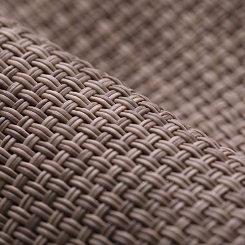 Veehoo Cooling Elevated Dog Bed Replacement Cover, Washable & Breathable Pet Cot Bed Mat, Large, Beige Coffee