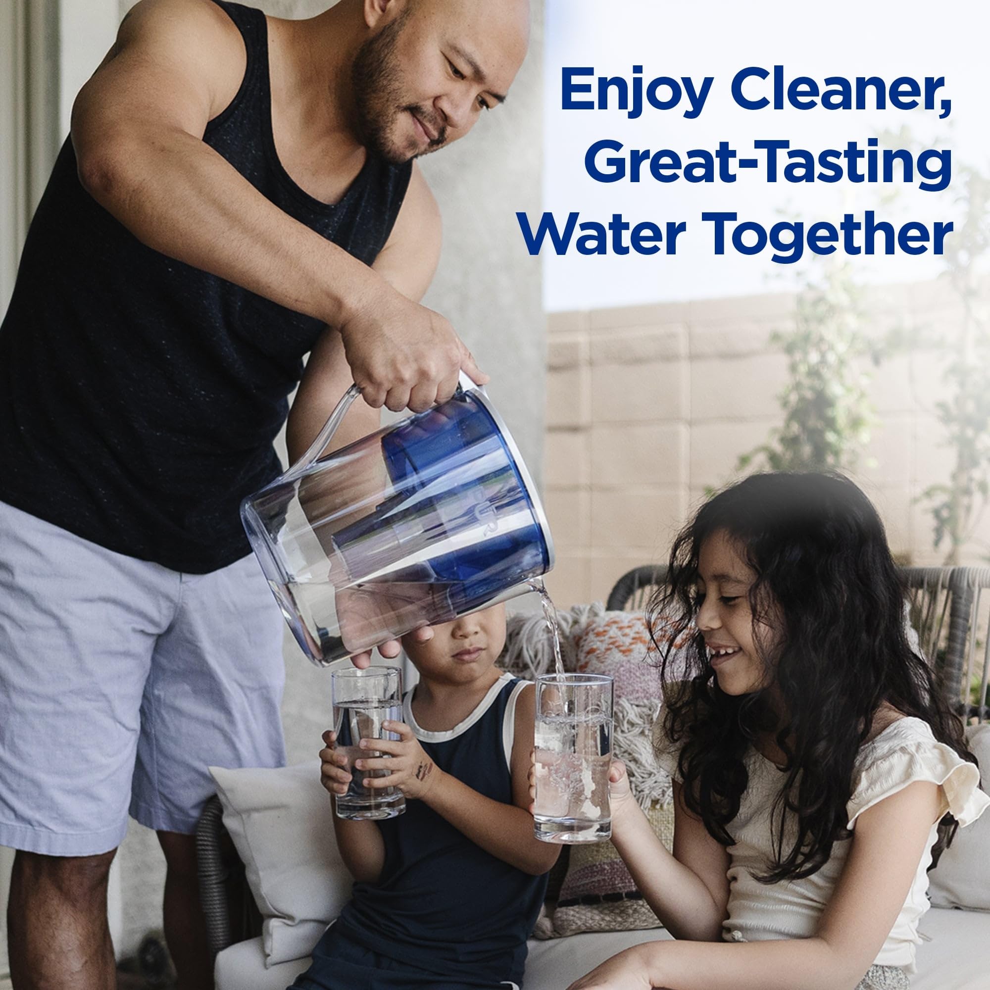 PUR PLUS Water Pitcher Replacement Filter with Lead Reduction (3 Pack), Blue – Compatible with all PUR Pitcher and Dispenser Filtration Systems