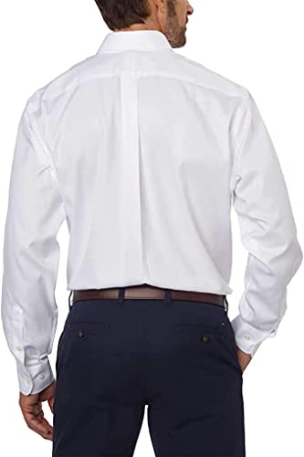 Kirkland Signature Men’s Button Down Dress Shirt, Variety (White, 18.5X36)