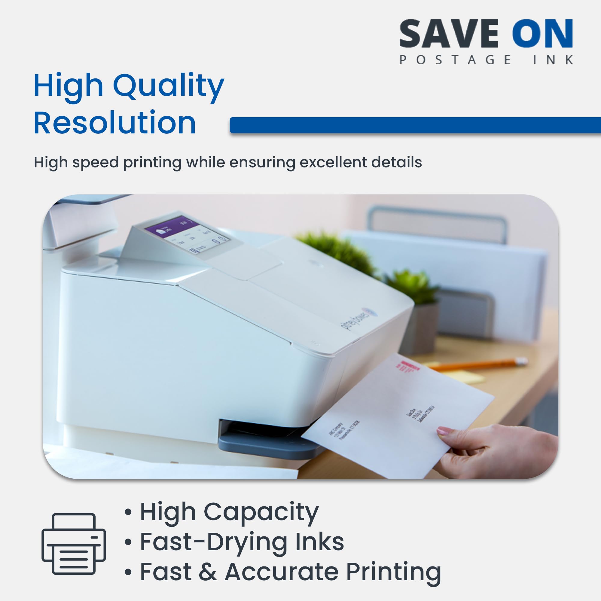 Save On Postage Ink Compatible SL-870-1 Red Ink Cartridge for New SendPro Mailstation (CSD1) Compatible (2)