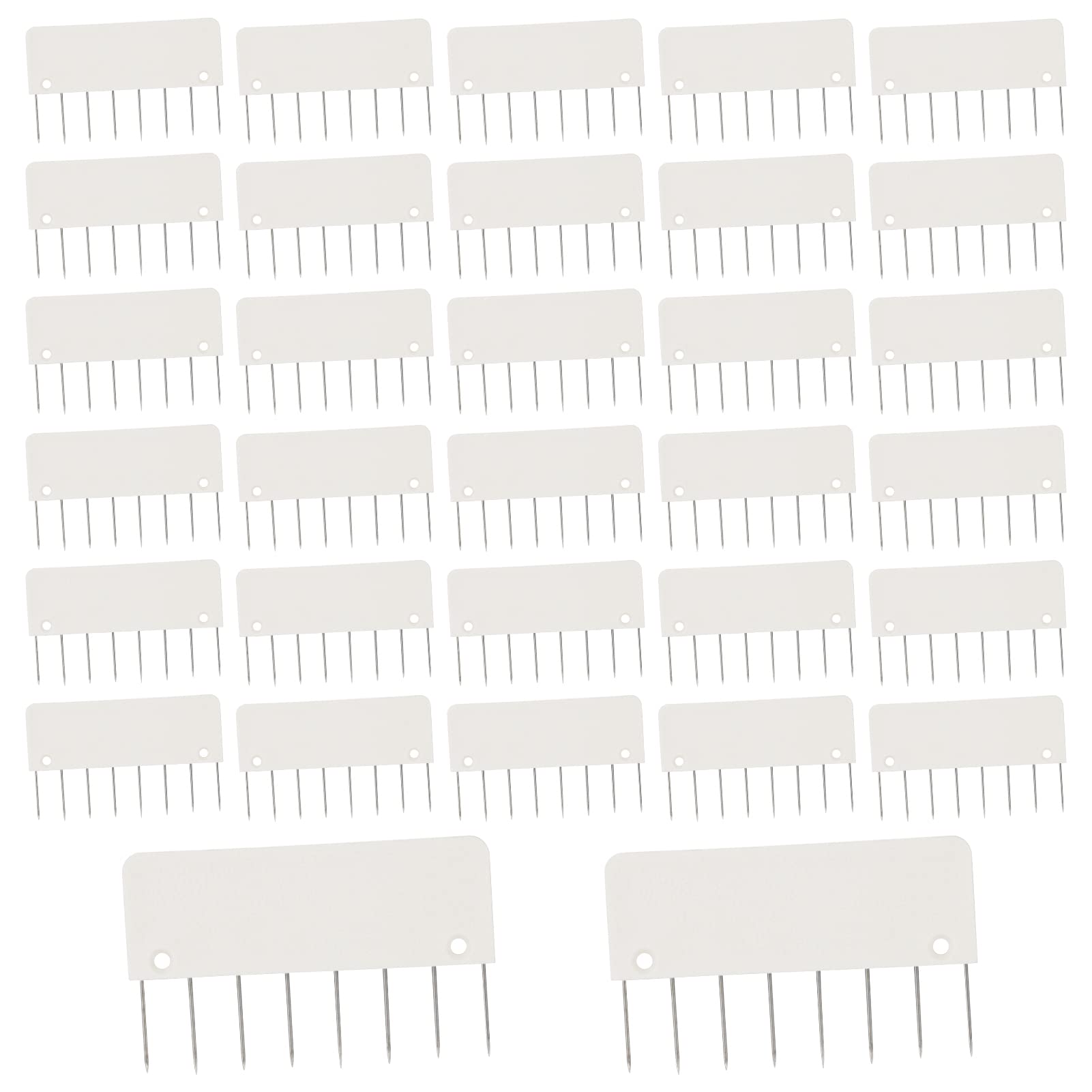LAMXD 8 Pins Knit Blocking Pins Kit,Knit Blocking Combs β 32 Combs for Blocking Knitting, Crochet, Lace or Needlework Projects β for use with Blocking Mats for Knitting Matβ¦