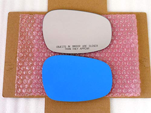 Fit Over Auto-Dimming Mirror Glass with FULL SIZE ADHESIVE for BMW 128 135 323 328 335 Passenger Side View Right RH - Check size in description