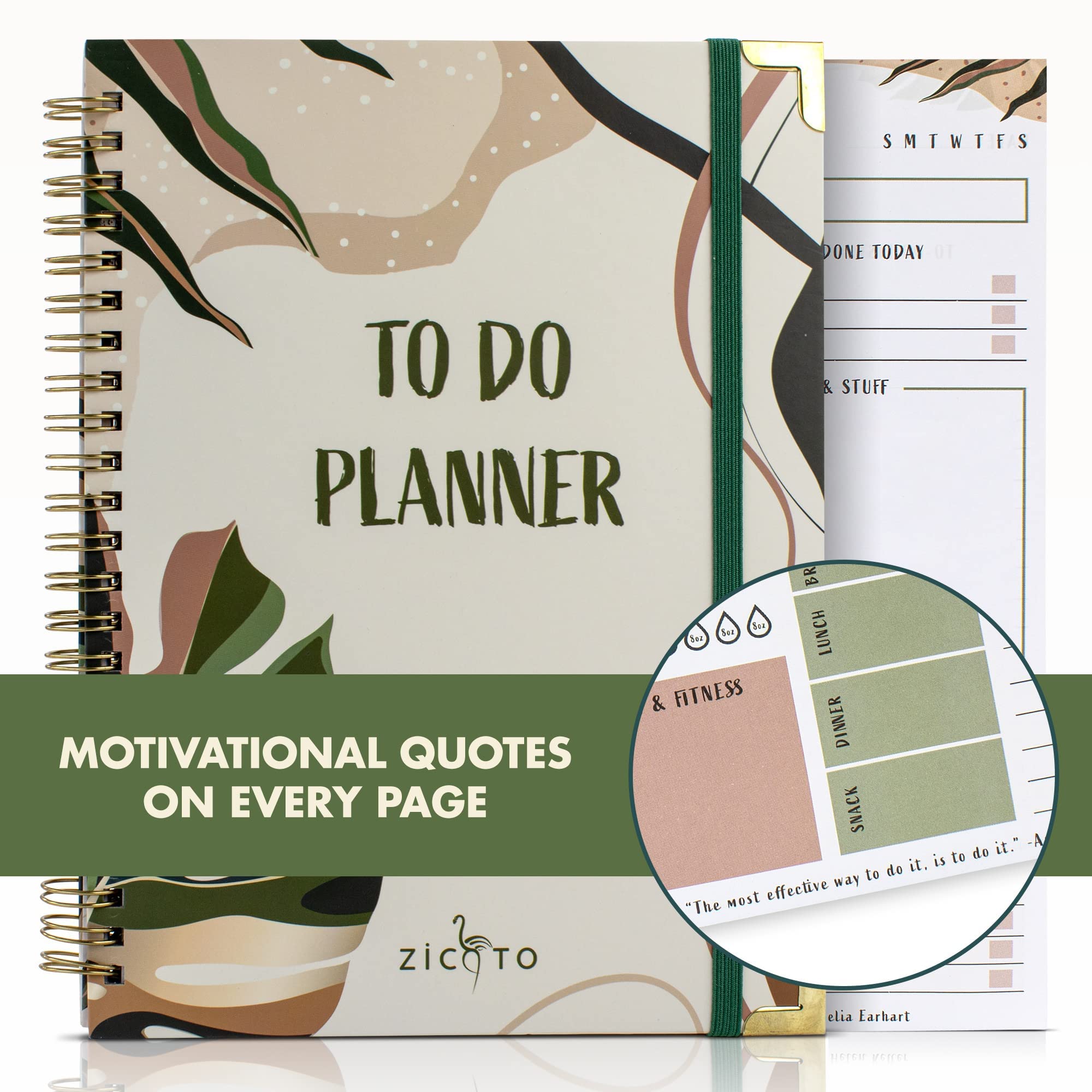 Simplified To Do List Planner Notebook - Easily Organize Your Daily Tasks And Boost Productivity - The Perfect Daily Journal And Undated Office Supplies Checklist For Women…