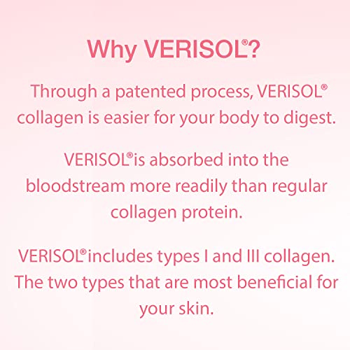 HydraLyte Electrolytes Plus Collagen, Lightly Sparkling Strawberry Lemonade VERISOL Collagen Powder Packets - Clinical Daily Dose of High Grade Collagen with Vitamin C and Zinc (8oz Serving, 12 Count)