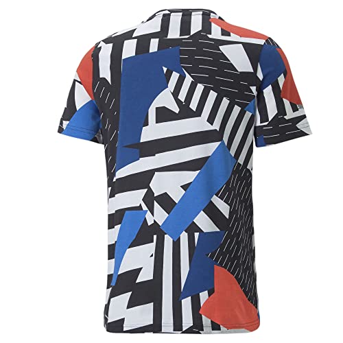 PUMA Men's Standard BMW M Motorsport All Over Print Tee, White-m Color AOP, Medium