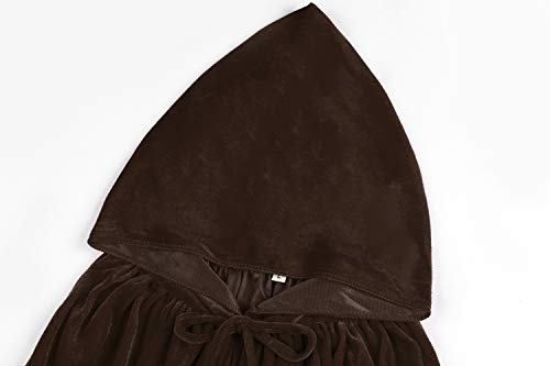 ALIZIWAY Kids Hooded Cloak Cape for Halloween Christmas Cosplay Costumes 8-16 Years 04COL