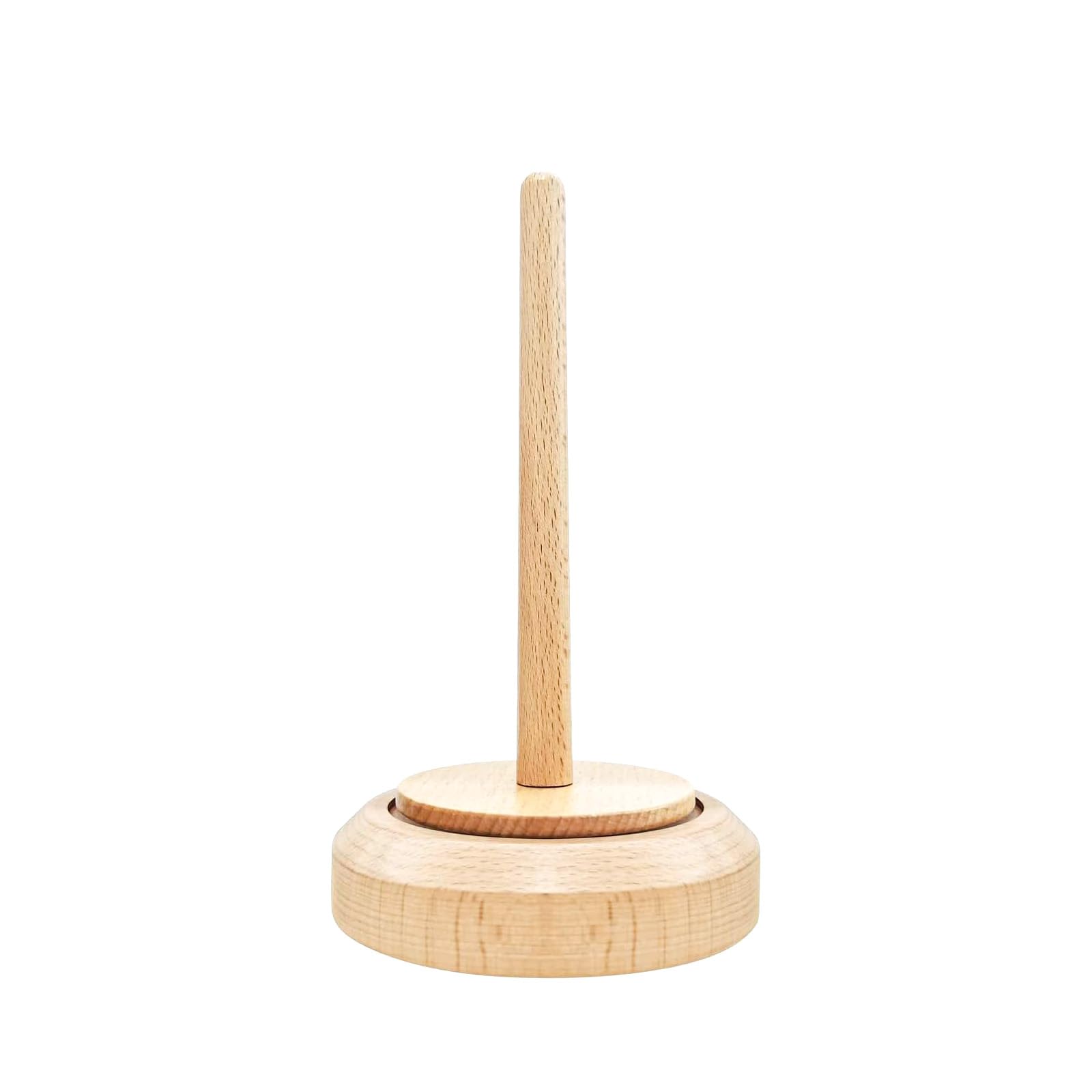 WNYNUEP Wooden Yarn Holder Dispenser for Crocheting, Portable Crochet Yarn Ball Holder for Knitting, Wool Rope Finisher Ribbon Storage Knitting Winder Embroidery Crochet Accessories