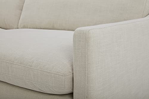 Amazon Brand β Stone & Beam Rustin Contemporary Deep-Seated Sofa Couch, 89"W, Cream