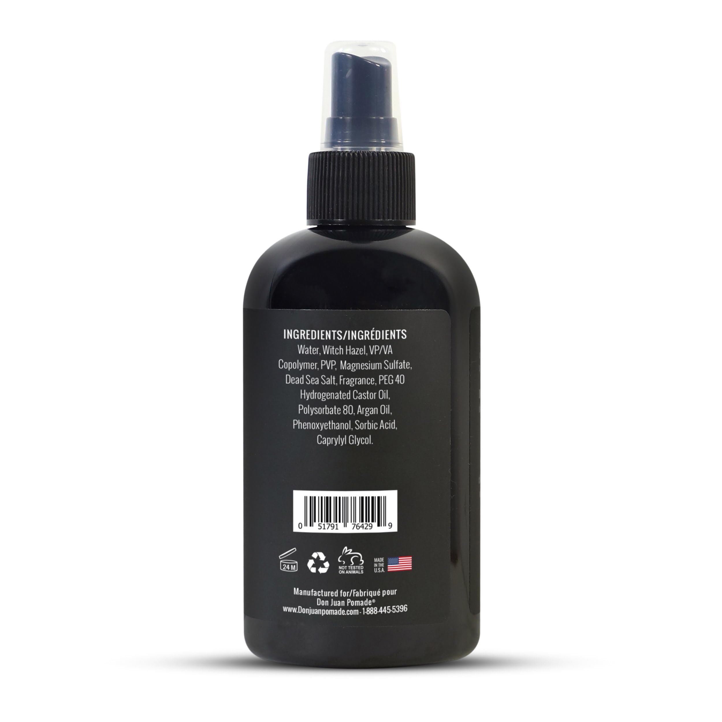 Don Juan Pre-Styler Grooming Spray | Adds Texture | Light Hold | Natural Finish | Summer Sea Breeze Scent, 8 fl oz