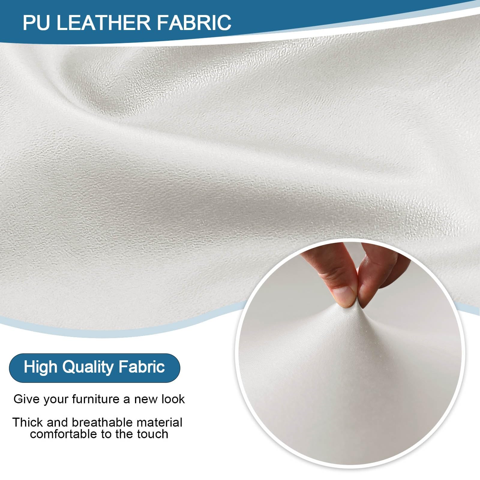 KTYX 4-Pieces/6-Pieces /8-Pieces Recliner Sofa Cover Sets Leather PU Reclining Couch Split Stretch Slipcover Inclined Sofa Covers1/2/3 Seater Sectional (Color : Ivory, Size : 6 Piece | Loveseat)