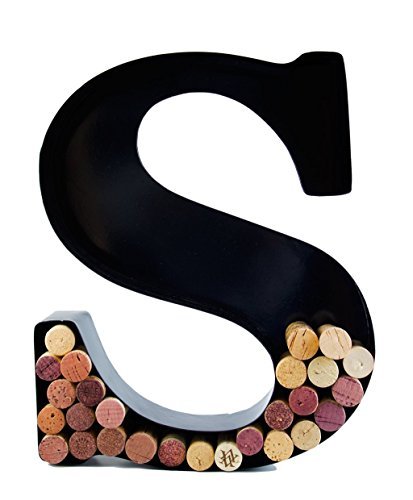 Metal Wine Cork Holder - Letters A to Z | Modern Housewarming Gift, Home Bar Decor, Wine Gift, Bridal Shower Gift, Engagement Gift | Large Wall Art | Home Décor