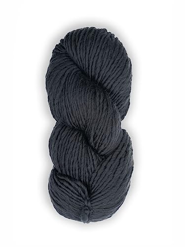 Alpaca Collections - Merino Wool Yarn - Peruvian wools | Great Crochet and Knitting Starter Kit for Colorful Craft | Assorted Colors (Black)