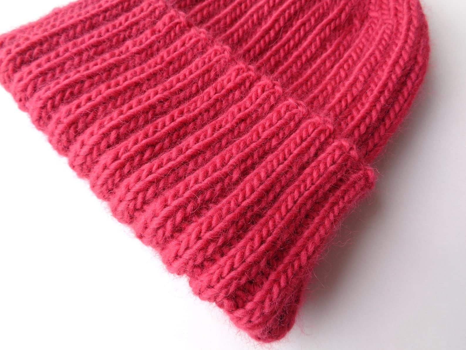 Alpaca Wool Beanie Hat, Hand Knit Watch Cap, Men or Women, Stretchy Seamless Fit, CHOOSE COLOR