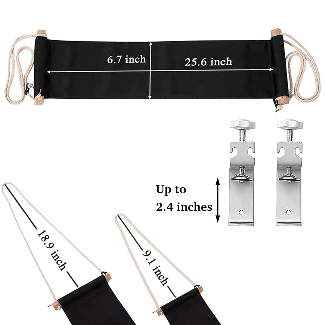 Yamasan Foot Hammock Under Desk with Separate Cushion Footrest Adjustable Office Foot Rest Under Desk Hammock Portable Desk Feet Hammock