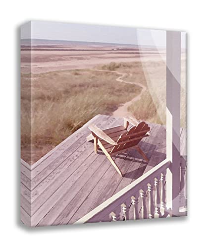 ArtDirect Hamptons House 35x48 Huge Gallery Wrapped Canvas Museum Art by Bay, Noah