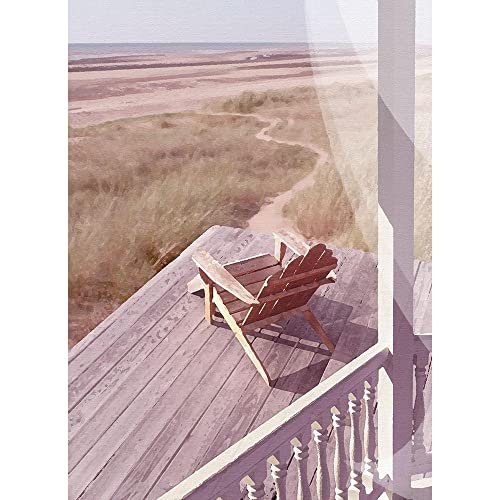 ArtDirect Hamptons House 35x48 Huge Gallery Wrapped Canvas Museum Art by Bay, Noah