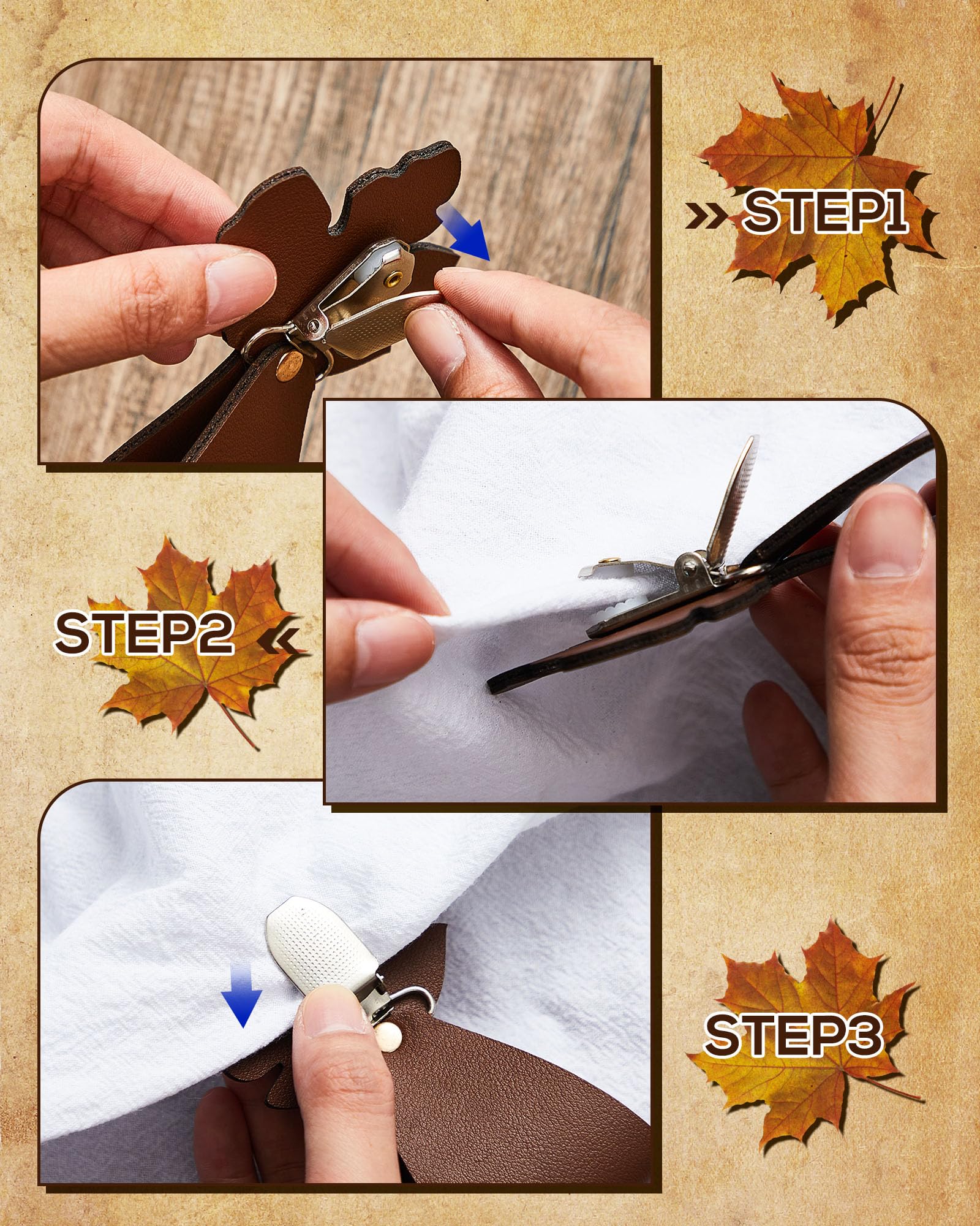 Ramede Skirt Hikes Renaissance Belt Medieval Leaf Skirt Hike Waistband Accessory Halloween Costume(Brown,Leaf)