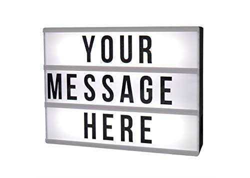 Room Essentials Led Light Box 105 Interchangeable Plastic Cards