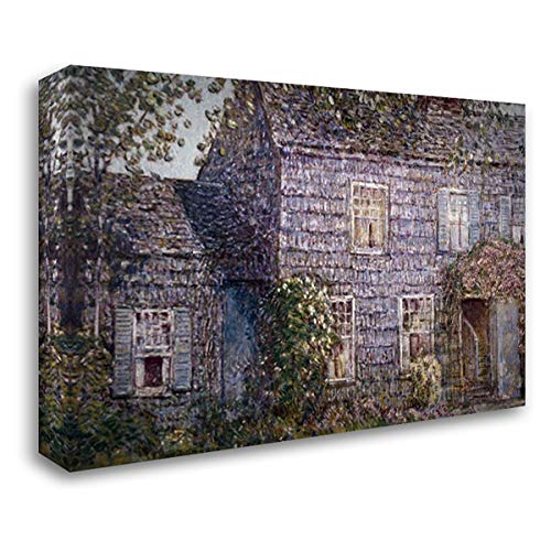 ArtDirect Hutchison House, East Hampton, Long Island 48x32 Huge Gallery Wrapped Canvas Museum Art by Hassam, Childe