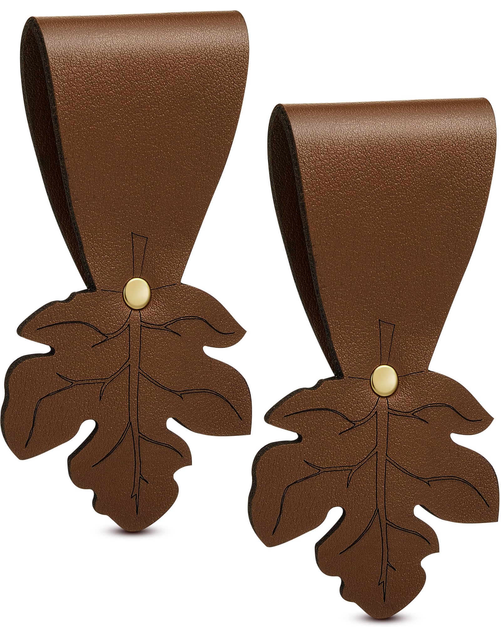Ramede Skirt Hikes Renaissance Belt Medieval Leaf Skirt Hike Waistband Accessory Halloween Costume(Brown,Leaf)