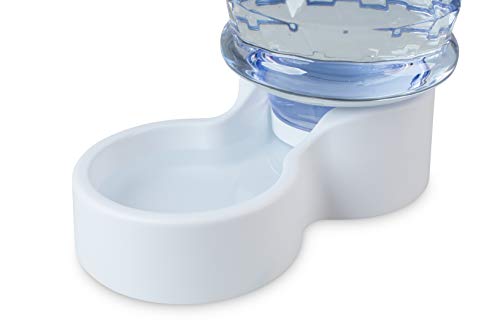 PetFusion H2O Gravity Pet Water Dispenser. Durable 2.5 Gallon Water Feeder. Automatic Water Station for Cats & Small, Medium, Large Dogs, Transparent (PF-GW1)